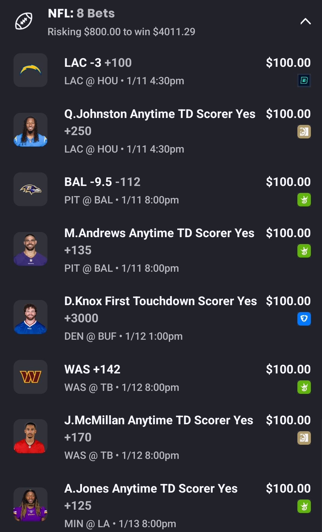 No Freaking Luck - J$miff NFL picks | Page 4