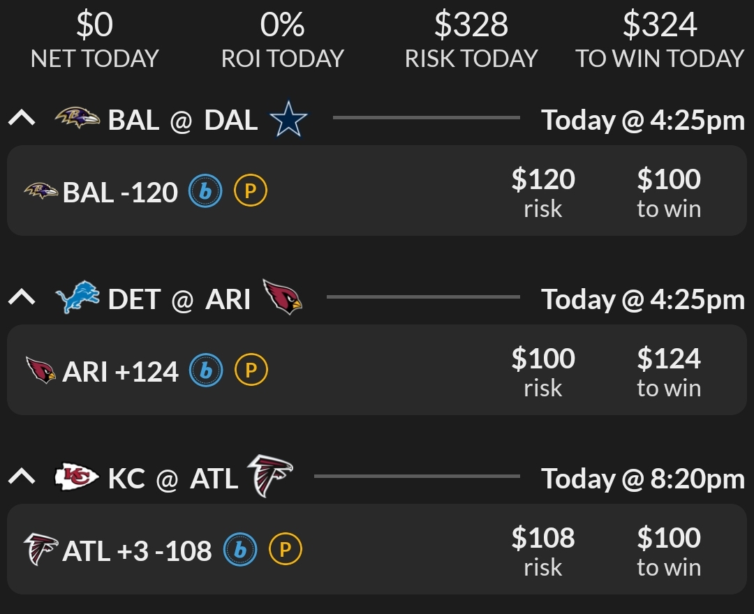 No Freaking Luck - J$miff NFL picks