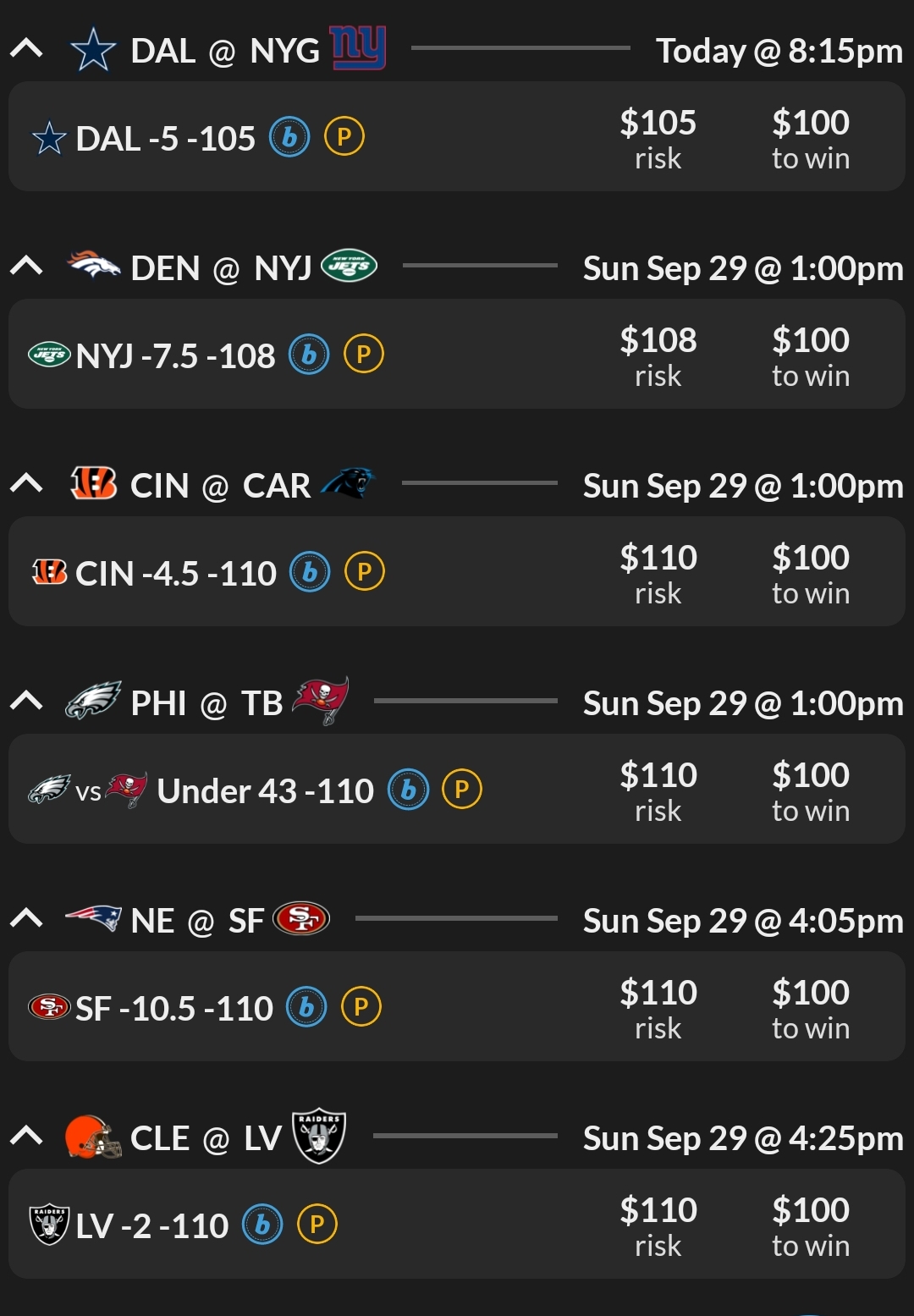 No Freaking Luck - J$miff NFL picks