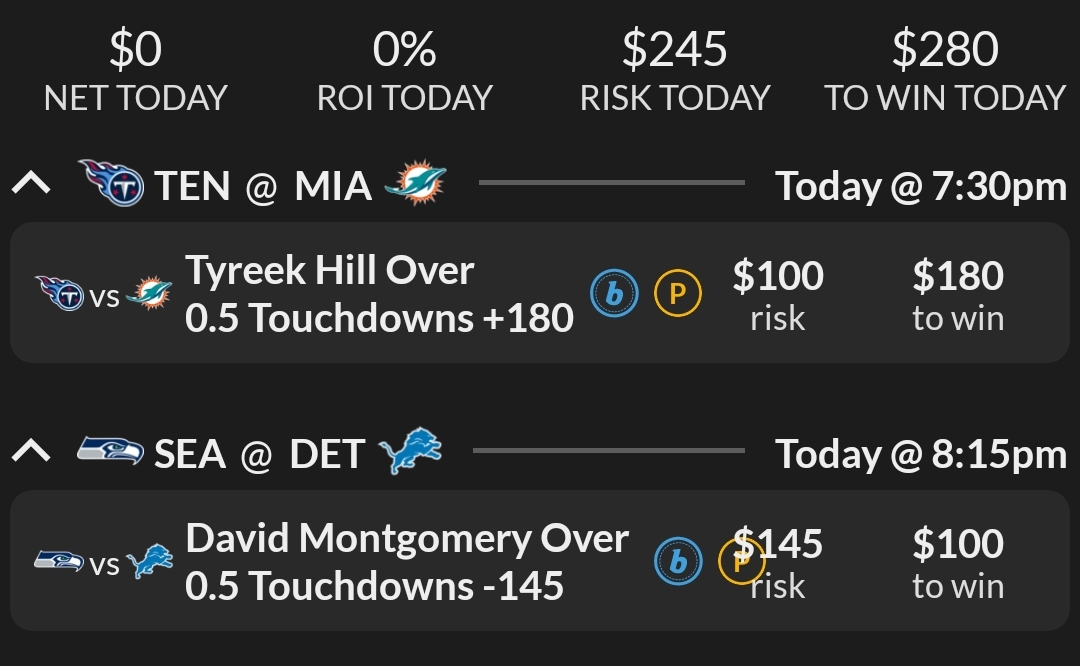 No Freaking Luck - J$miff NFL picks