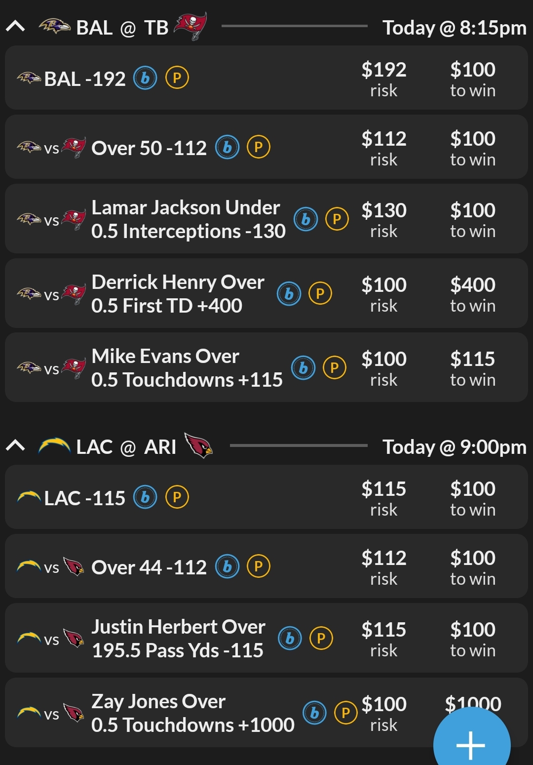 No Freaking Luck - J$miff NFL picks