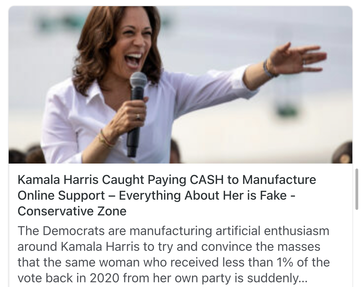 Say it ain’t so Kamala Toe!